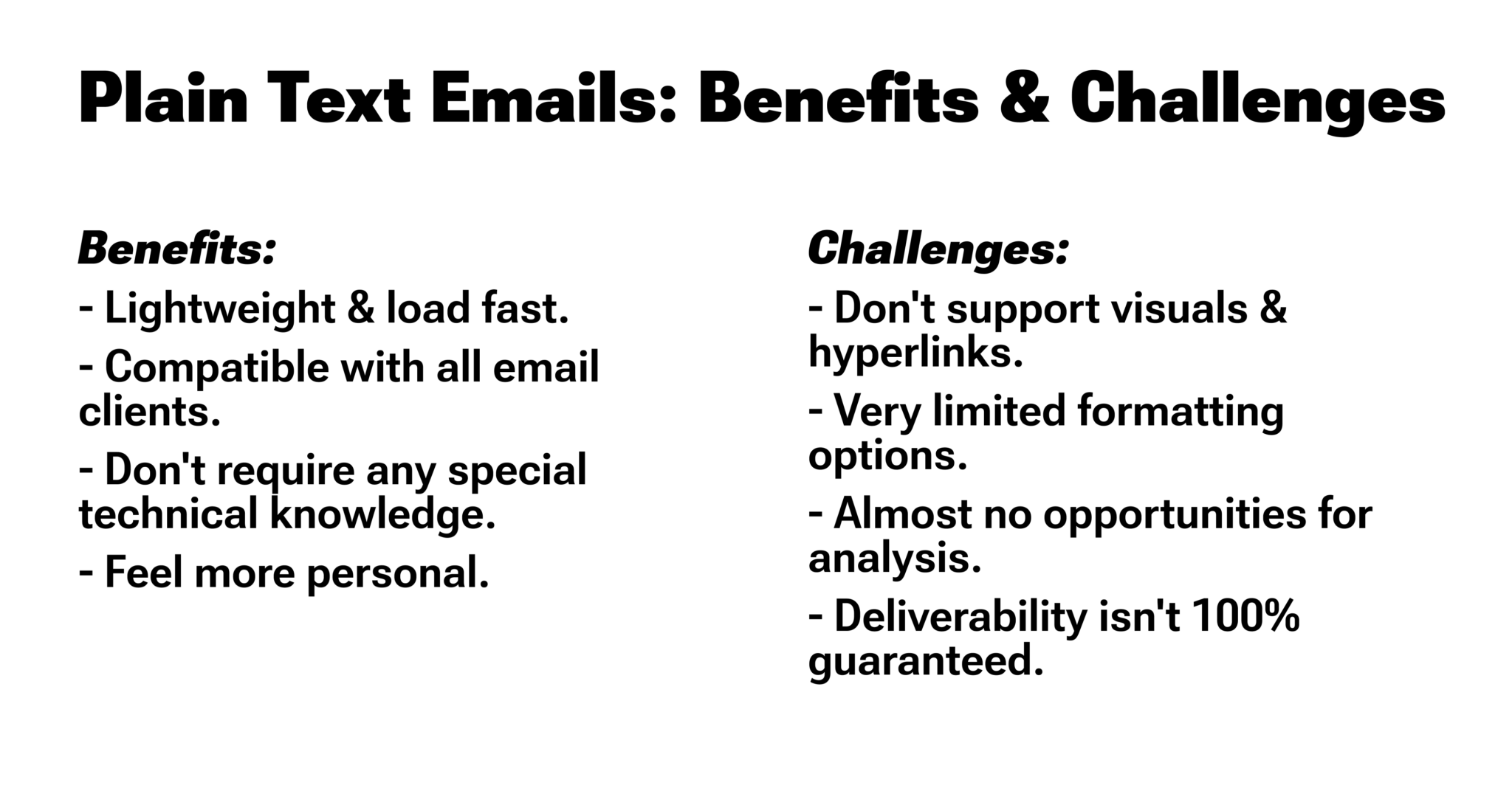 HTML vs. Plain Text Emails: 8 Pros, 8 Cons & Practical Uses - Blocks